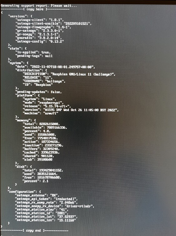 SatNOGS Client Error 401 - Software - Libre Space Community