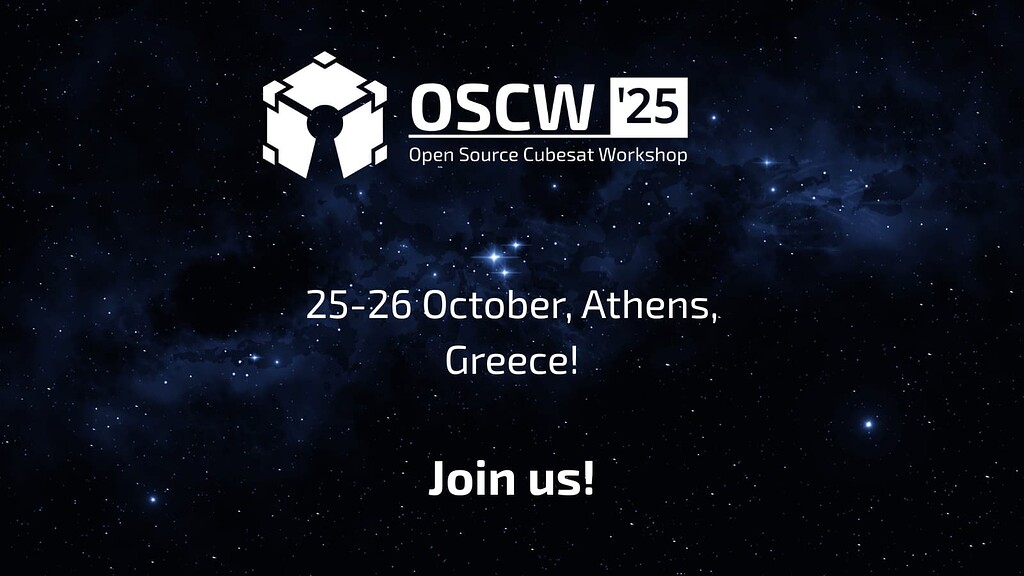 Open Source CubeSat Workshop 2025! - oscw - Libre Space Community