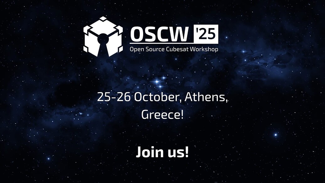 Open Source CubeSat Workshop 2025! - oscw - Libre Space Community