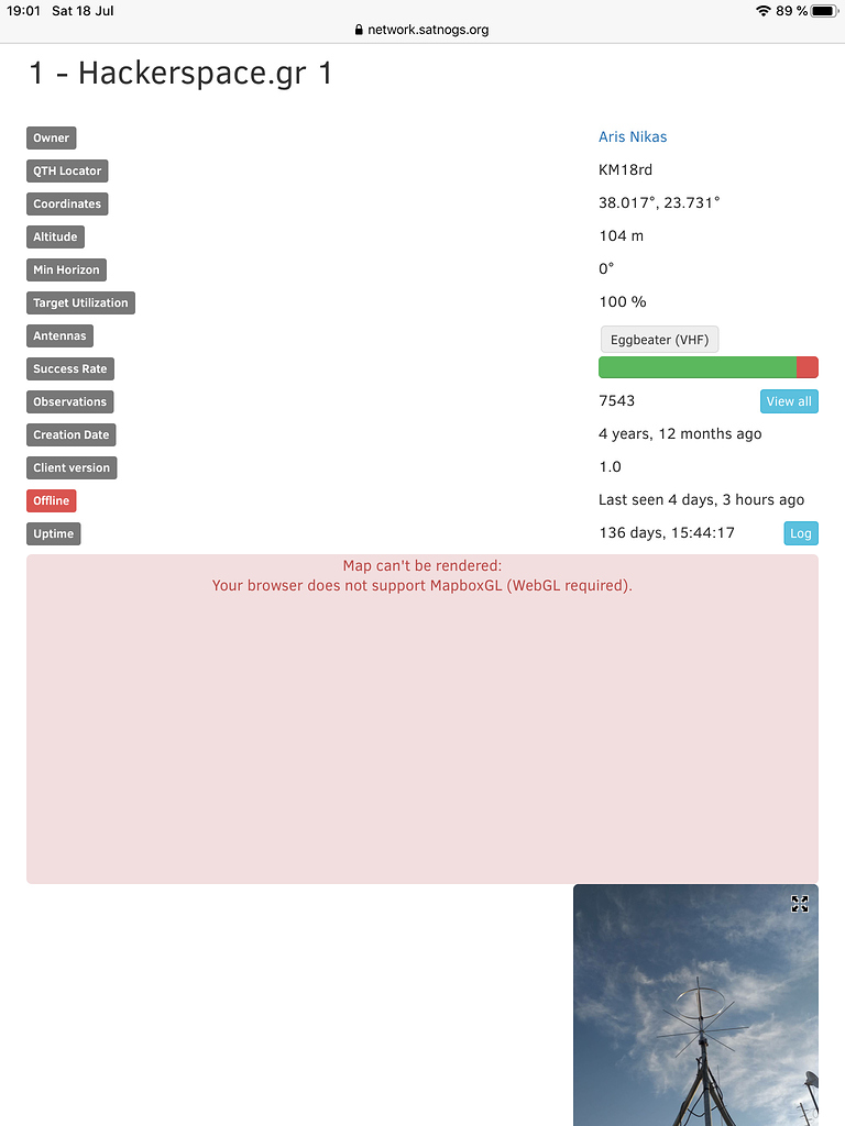 Ground station map broken - SatNOGS - Libre Space Community