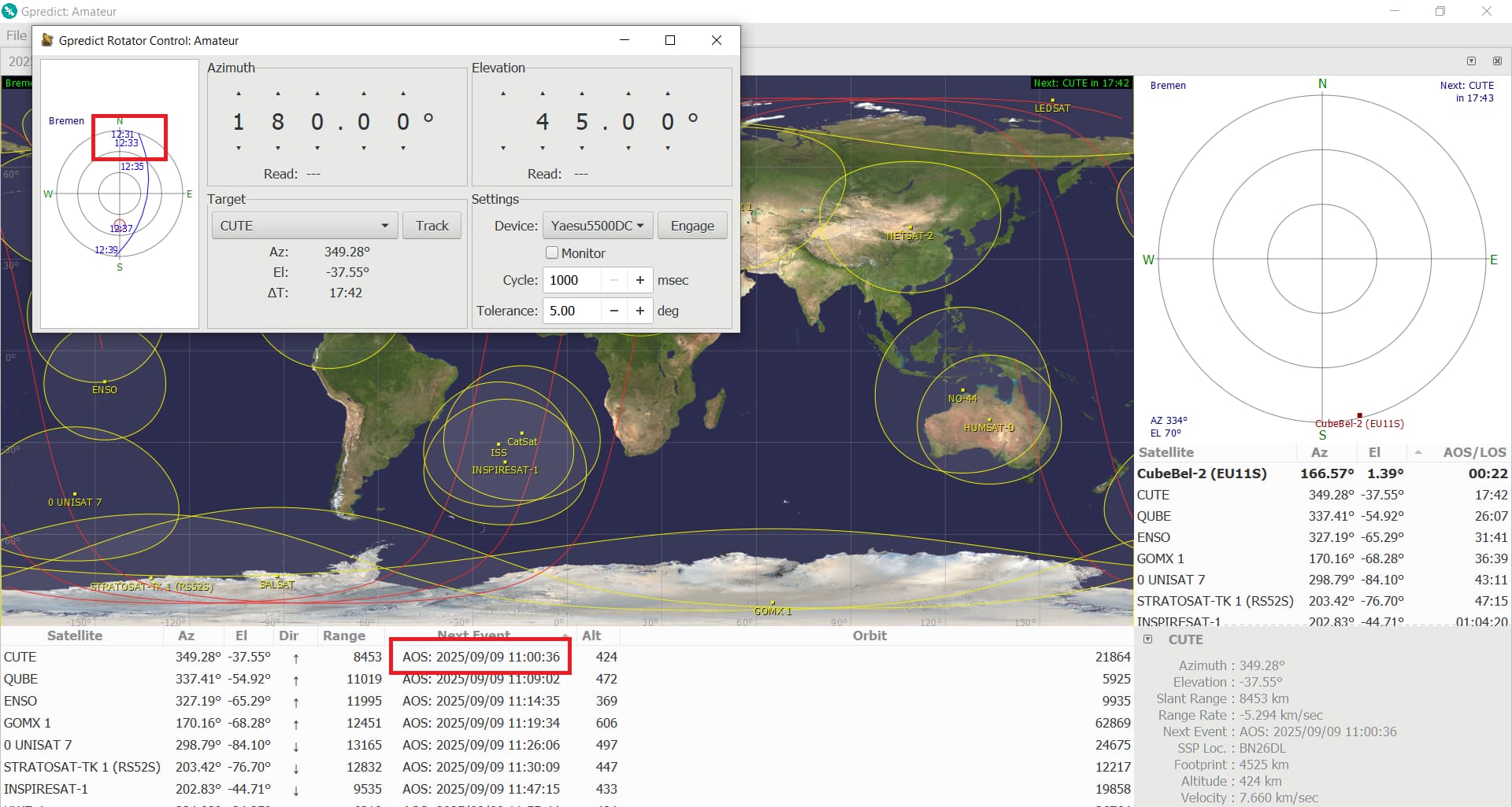 Gpredict time mismatch problem? - Gpredict - Libre Space Community